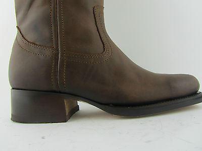 Loblan 637 Brown Wexy Leather Mens Cowboy Boots Classic Hand Made West ...